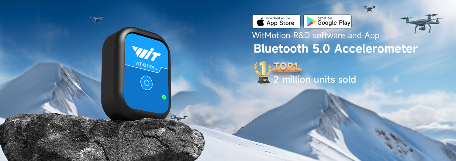 WitMotion Wireless Acceleroemter; RTK module muti-band, muti-system