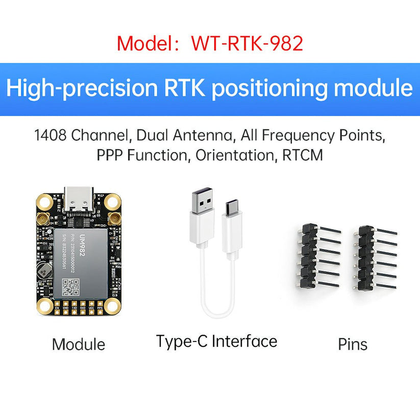 RTK GPS module Dual-Antenna｜Heading & Positioning