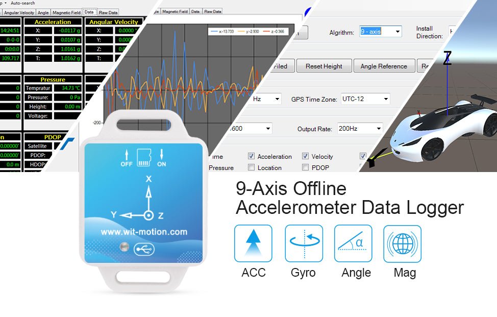 Accelerometer with SD Card: High Precision Data Capture - WitMotion ...